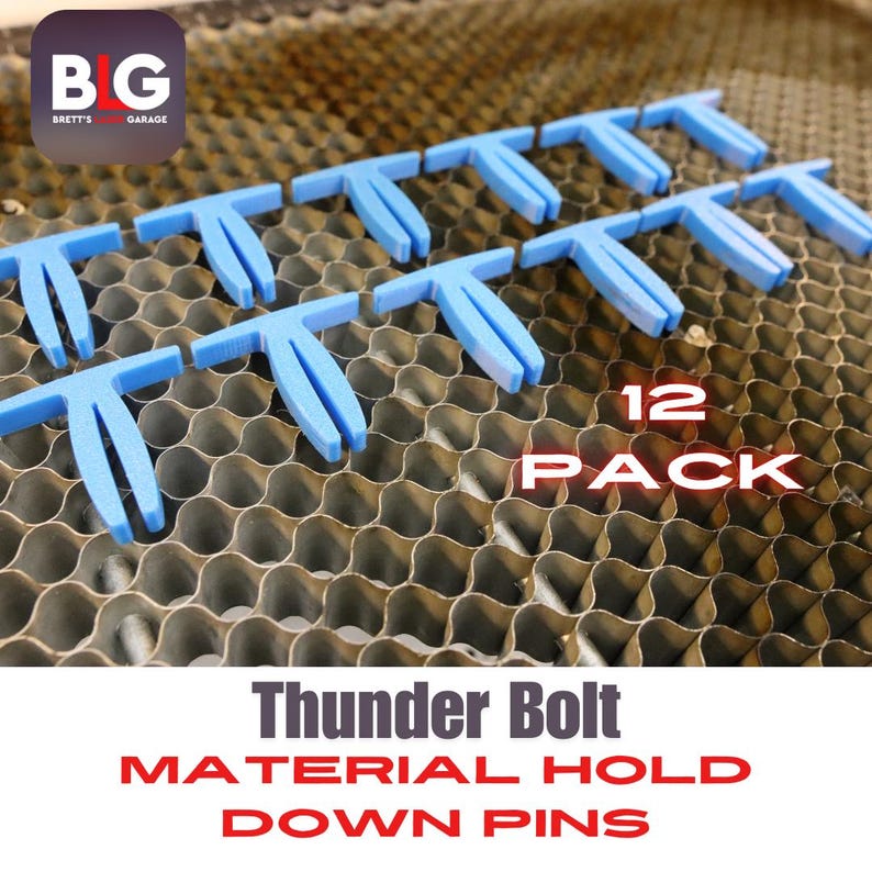 Thunder Bolt Laser Honeycomb Pins - Laser Hold Downs & Clamps - Etsy