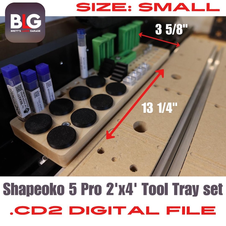 Shapeoko 5 Pro CNC Tool Tray Set Digital .c2d File - Etsy