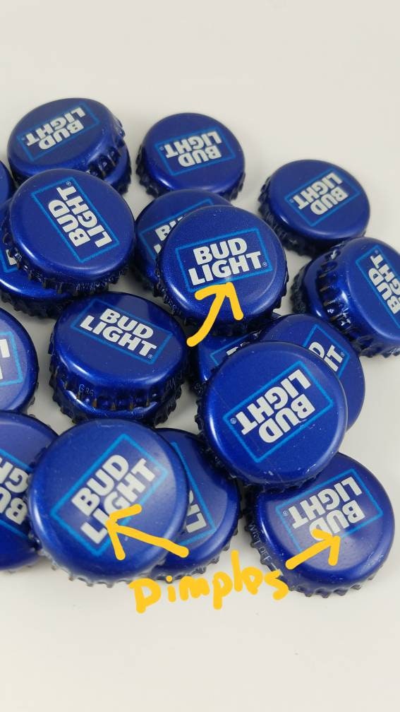 100 Beer Bottle Caps Slightly Imperfect Bottle Opener Dimple - Etsy