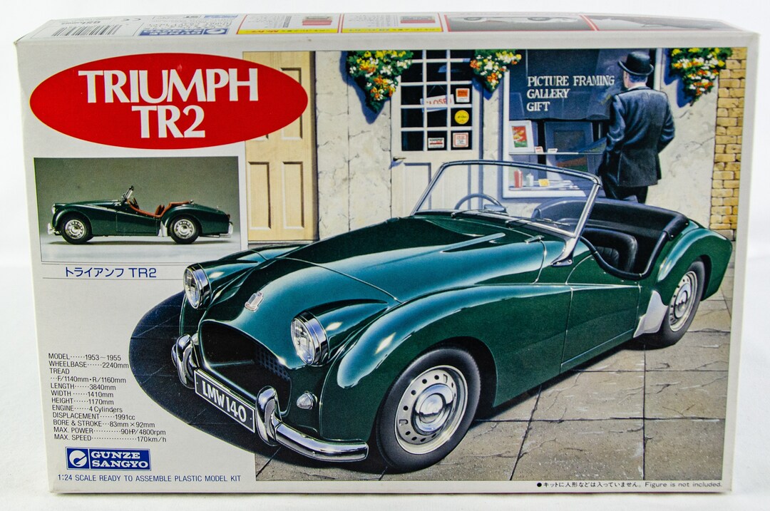 Gunze Sangyo Triumph TR2 Japan 1:24 Scale Plastic Model Car Kit - Etsy