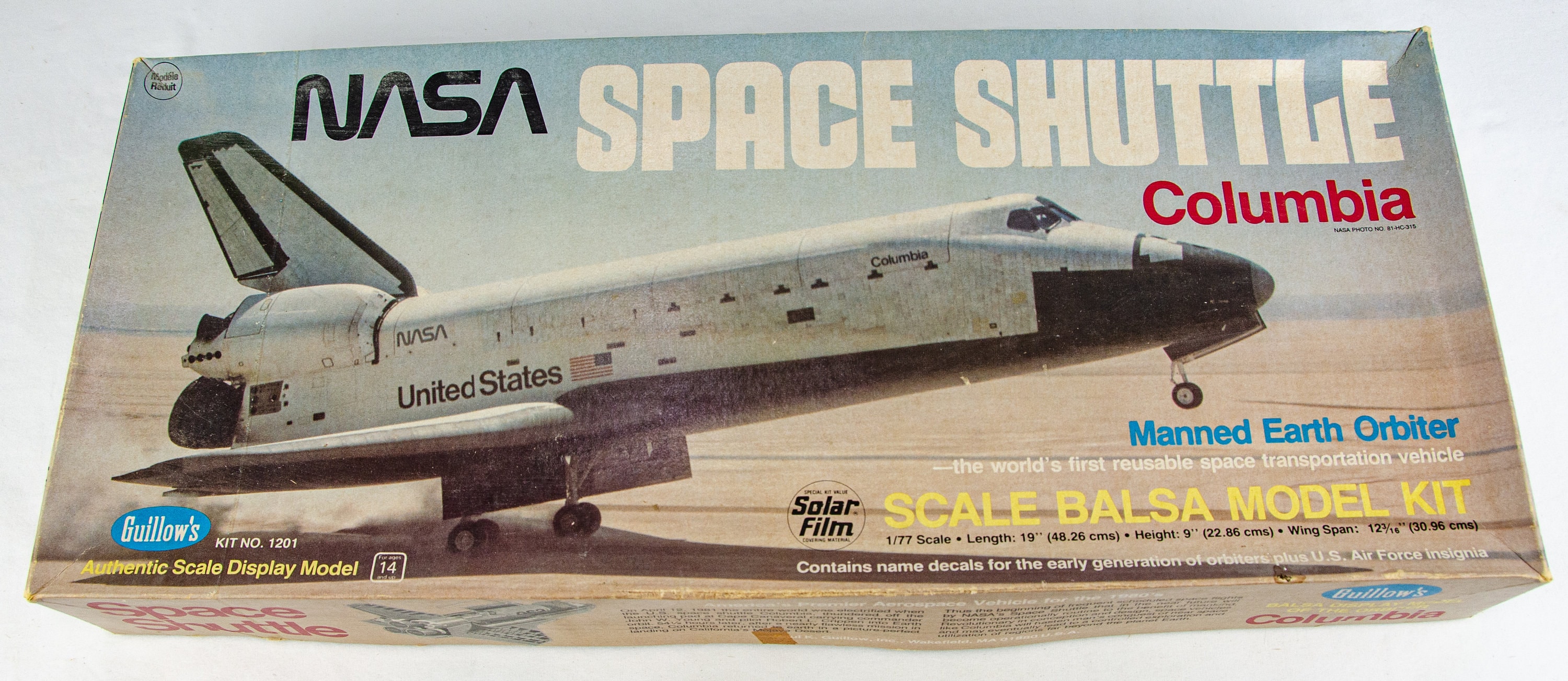 Space Shuttle Model Decals