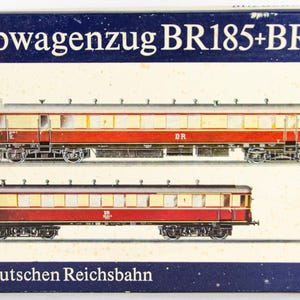 PIKO 1:87 HO Triebwagenzug Deutschen Reichsbahn German Model Train BR185 BR195 - Etsy