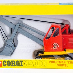 Vintage Corgi Major Toys 1128 Priestman cub V Excavator Shovel Diecast ...