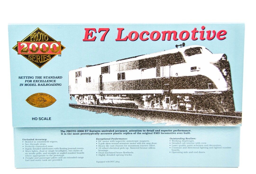 Proto 2000 HO E7 Southern A-unit W/ MARS Light Diesel Locomotive 21126 ...