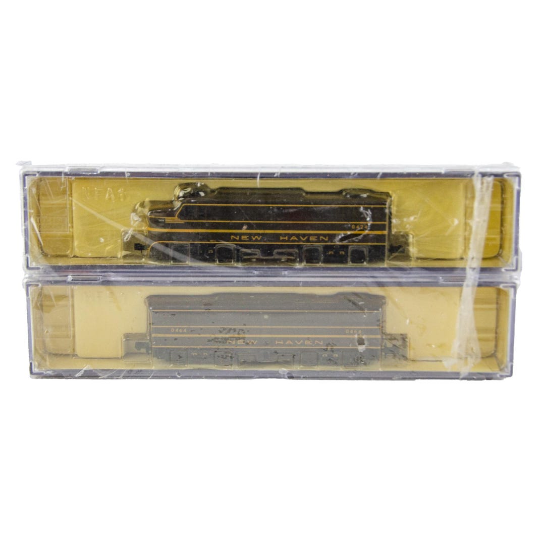 Life-like 1:87 HO Scale New Haven Alco FB1 FA1 Locomotive 2-model Train ...