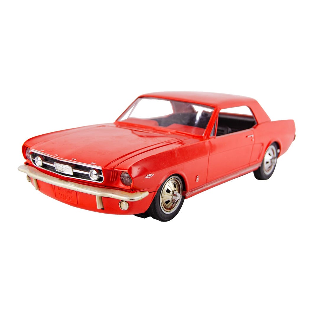 Vintage Wen-mac 1966 Motorized Ford Mustang GT Plastic Model Car - Etsy