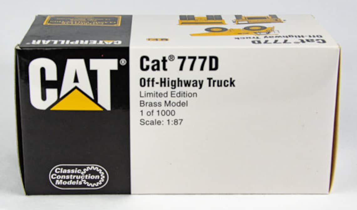 Classic Construction Models Brass CAT 777D Off-highway Truck - Etsy