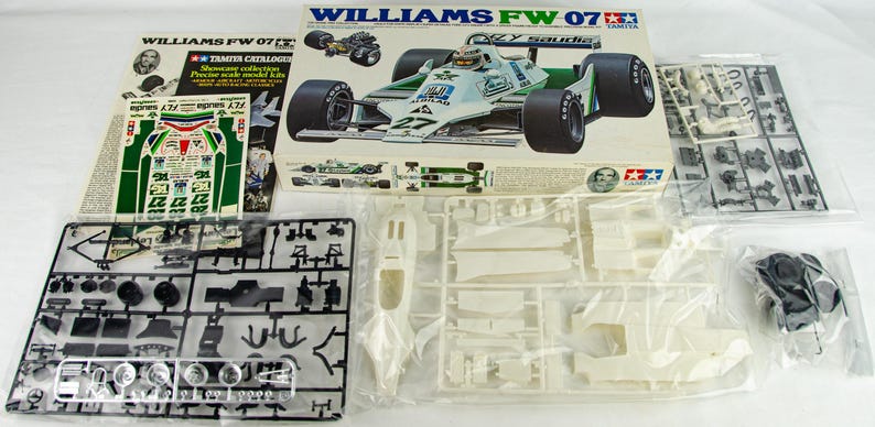 Tamiya Grand Prix Williams FW-07 Formula 1 Japan 1:20 Scale Model Race ...