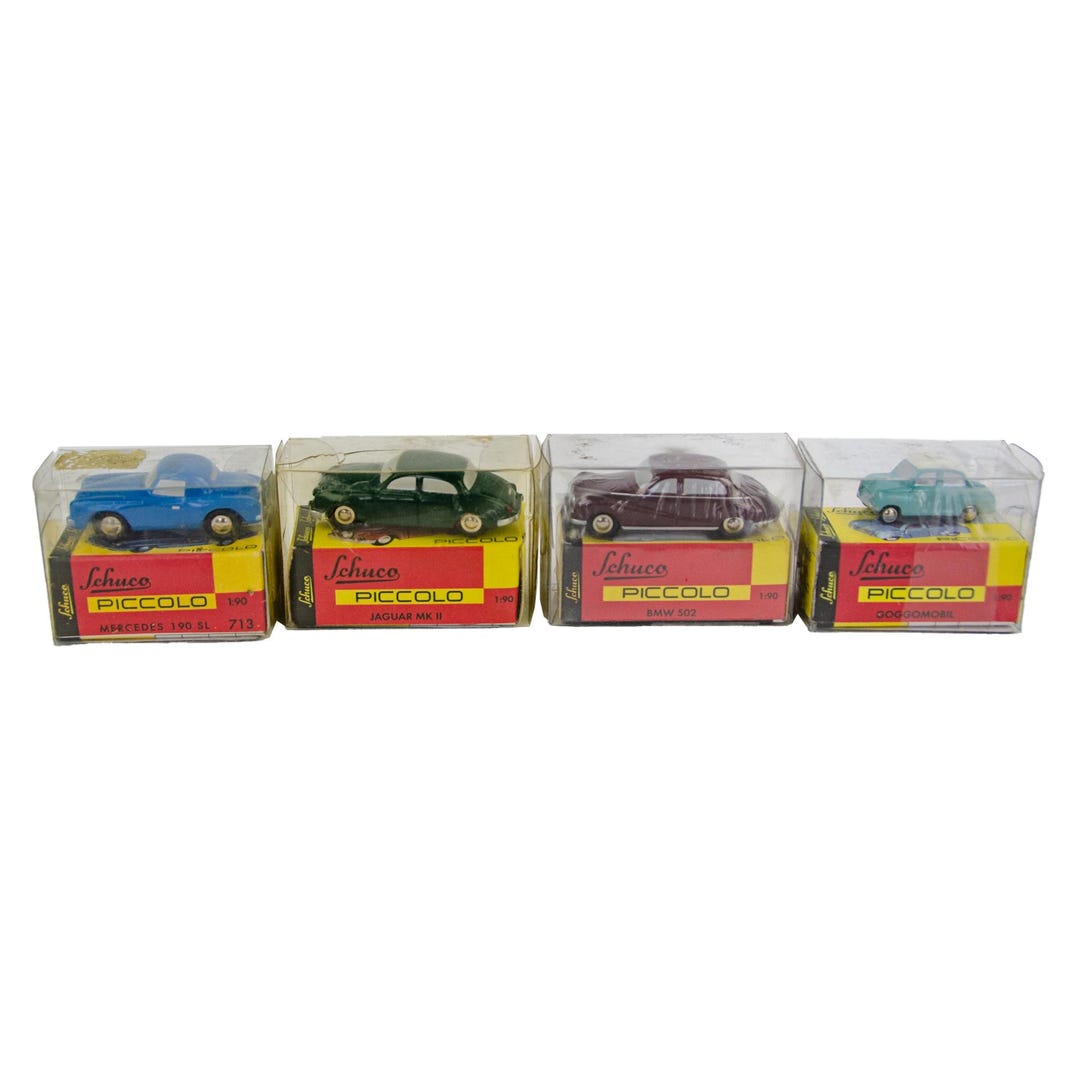 Schuco Piccolo Jaguar Goggomobil BMW Mercedes Benz 1:90 Diecast Model ...
