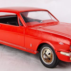 Vintage Wen-mac 1966 Motorized Ford Mustang GT Plastic Model Car - Etsy