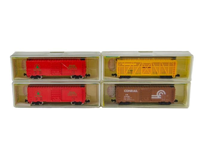 Assorted Model Power Box & Cattle 1:160 N Scale Model Train Freight Car ...