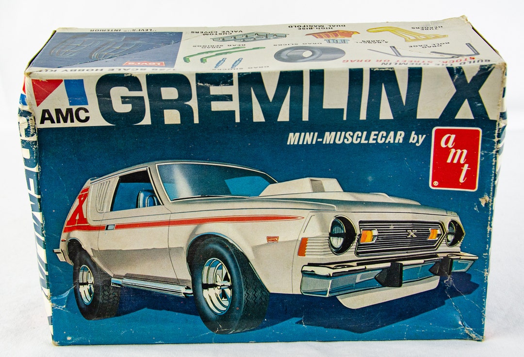 Original Issue AMT T216 AMC Gremlin X Mini Muscle Car 1:25 Scale Model ...