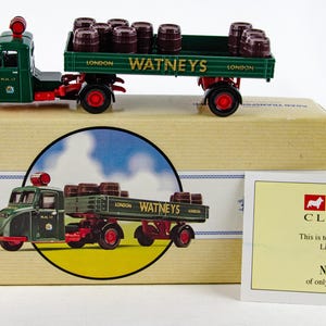 Corgi Classics Scammell Scarab Watneys Barrel Truck 1:50 Scale Diecast ...