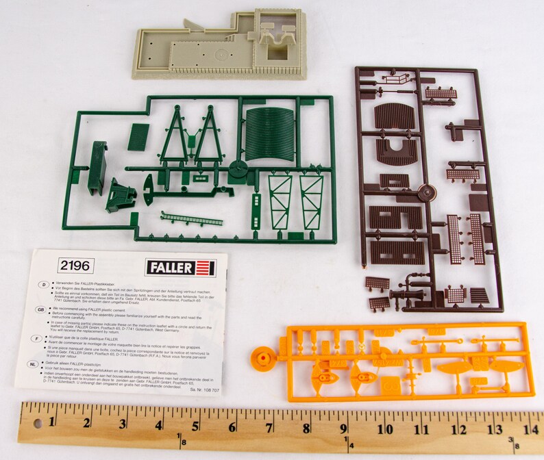 Faller N Scale Oil Rig & Pump Model Train Building Kit 2196 - Etsy