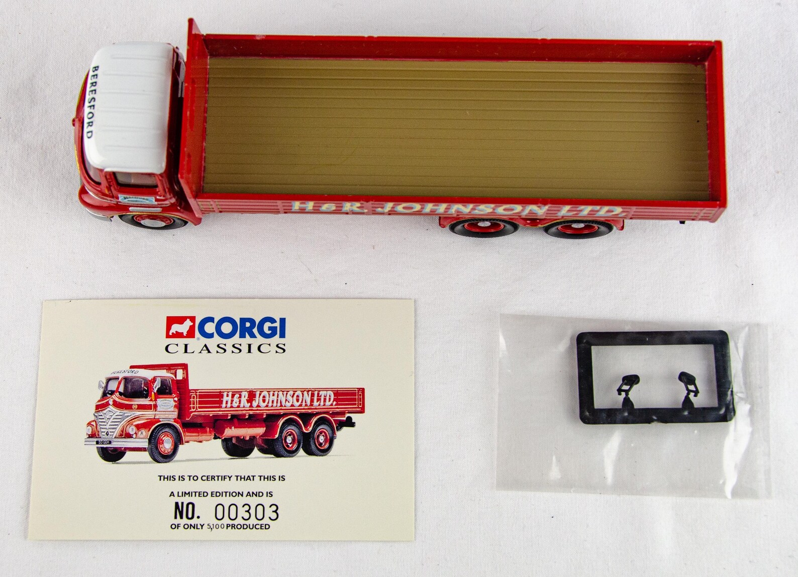 Corgi 14001 Foden S21 6 Wheel Dropside Lorry Beresford Transport 1 ...