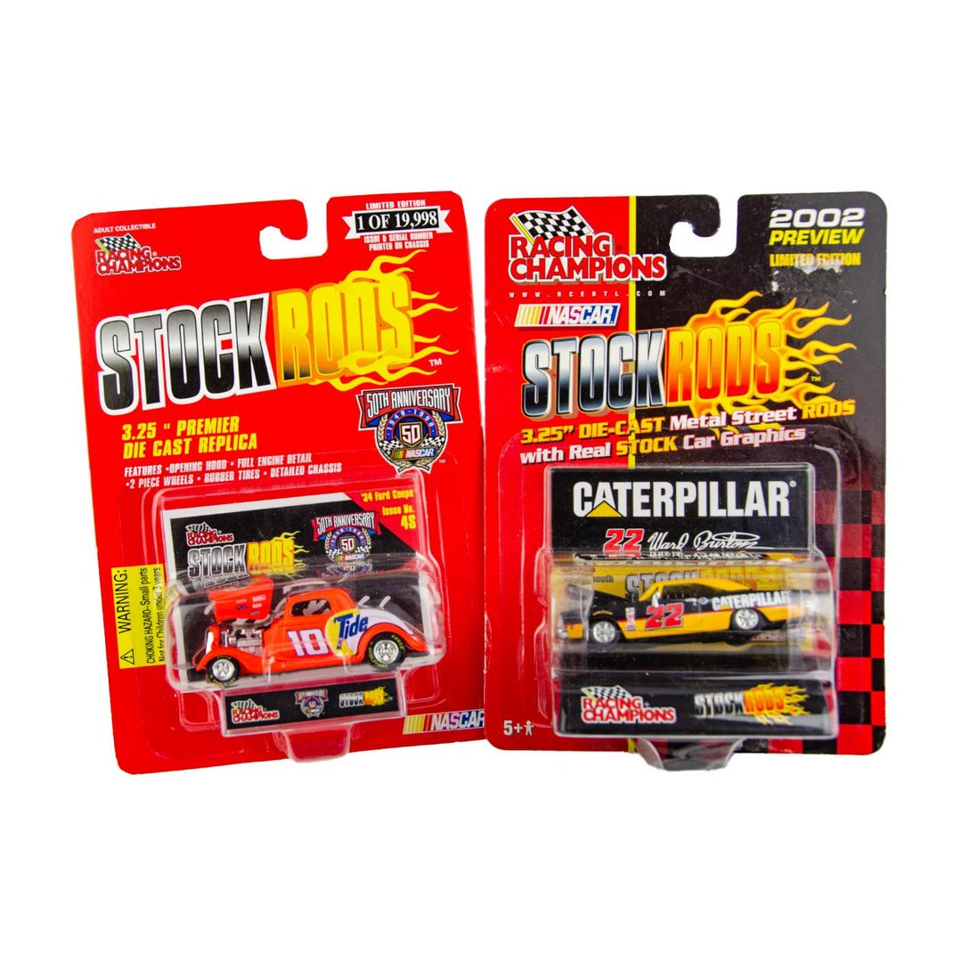 Racing Champions 50th Anniversary Nascar Stock Rods Tide & CAT Diecast ...