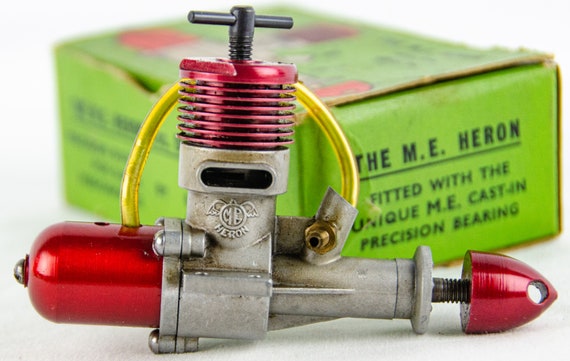 Super Rare M.E. Heron 1 Cc Model Airplane Diesel Engine - Etsy