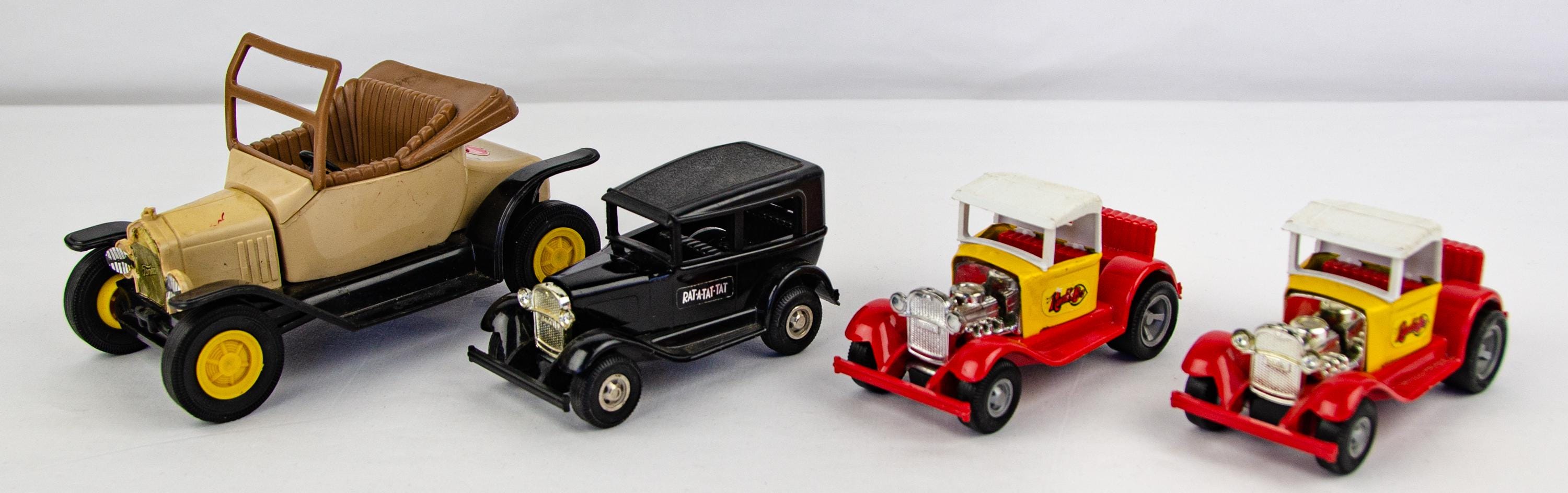 Tonka Ford Model T Rat-a-tat-tat Ford Model A Rumble Bee Roadster Car 4 ...