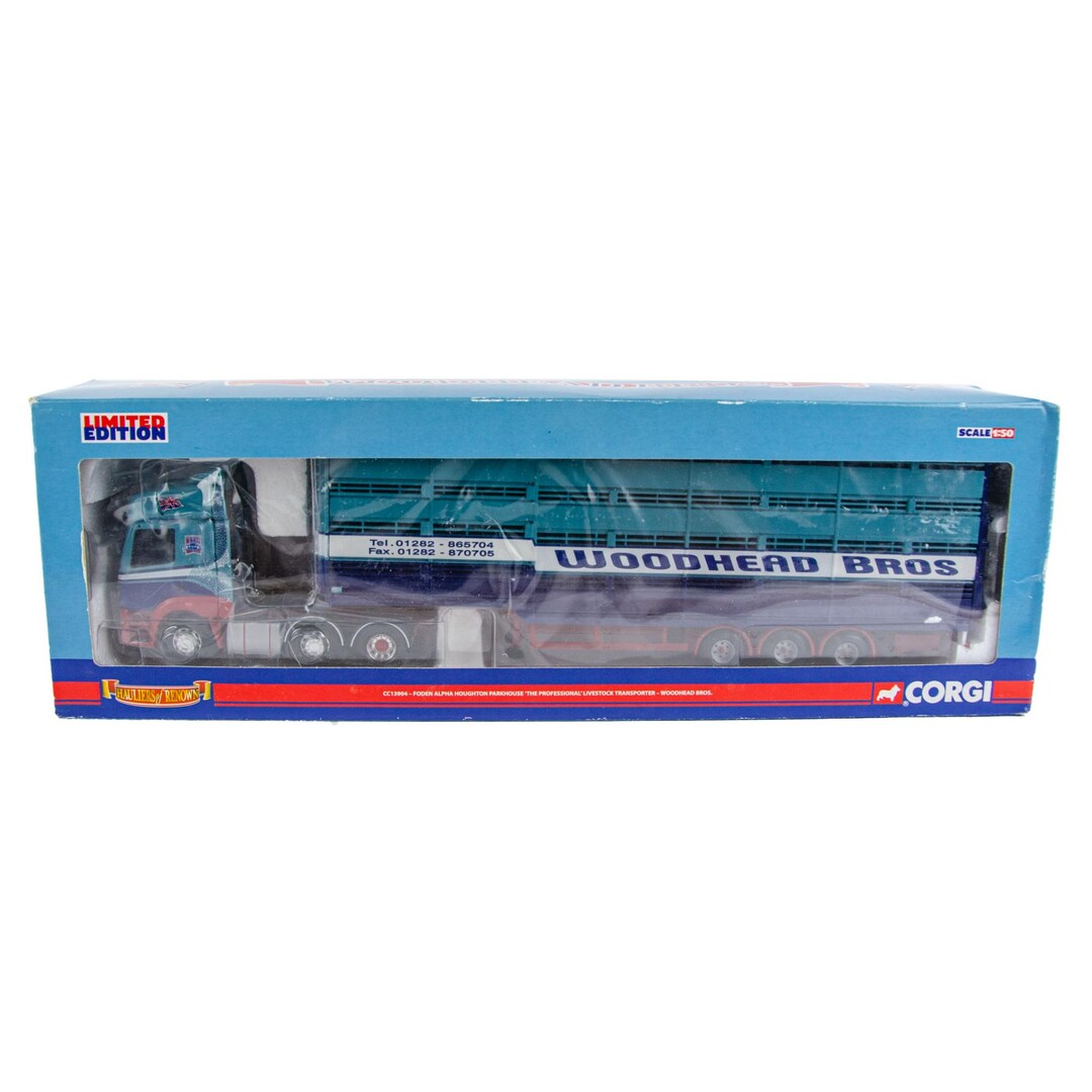 Corgi 1:50 Scale Woodhead Bros Livestock Transporter Diecast Model ...