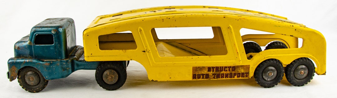 1950s Structo Auto Transport Car Hauler Tractor Trailer - Etsy