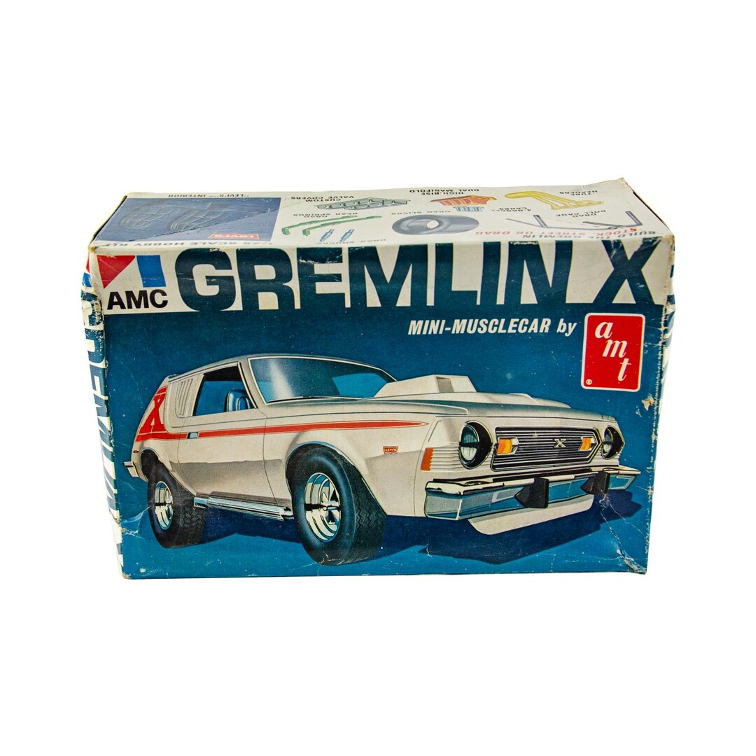 Original Issue AMT T216 AMC Gremlin X Mini Muscle Car 1:25 Scale Model ...
