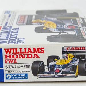 Vintage 1987 Gunze Sangyo 1:24 Scale F1 Grand Prix Williams Honda Model ...