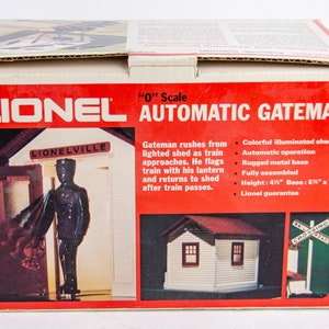 Lionel 1:48 O Scale Automatic Railroad Gateman Model Train Accessory 6 ...