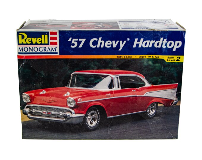 Revell Monogram 1957 Chevrolet Bel Air Hardtop 1:24 Scale Plastic Model ...