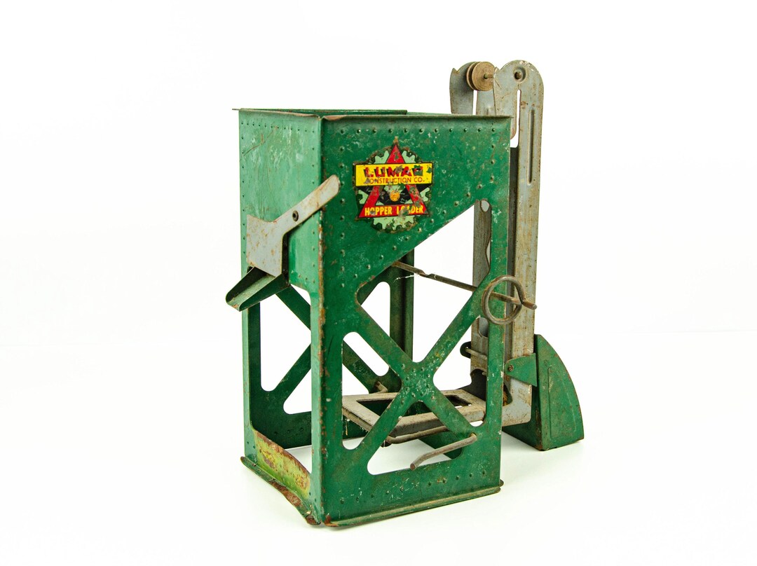 Vintage 1950s Marx 11 Lumar Construction Hopper Loader Dump Truck ...