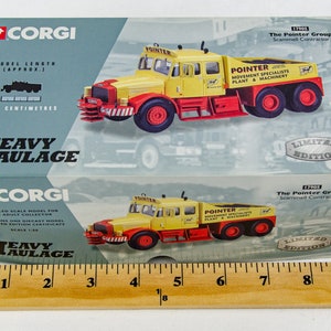Corgi Heavy Haulage Pointer Scammell Contractor Truck Diecast Model 1: ...