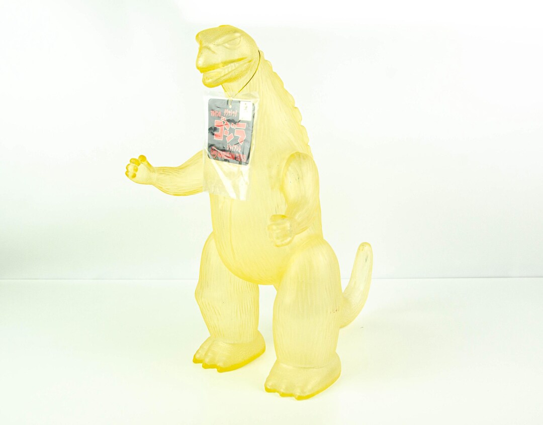 2005 San Marusan Toho 15" 1962 Godzilla White Translucent Sofubi Vinyl Figure - Etsy