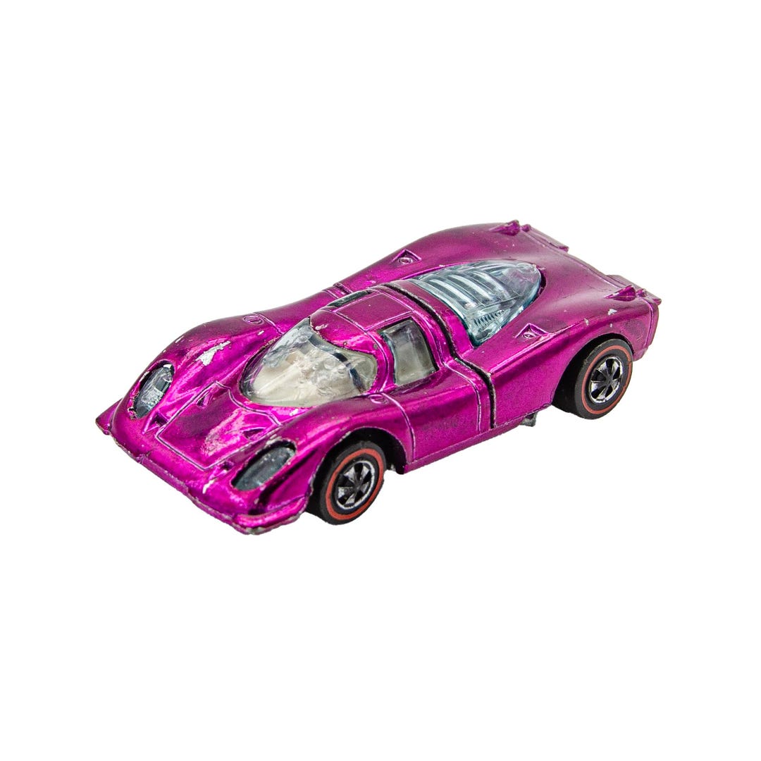 Vintage Hot Wheels Redline Porsche 917 Magenta W/ White Interior US - Etsy