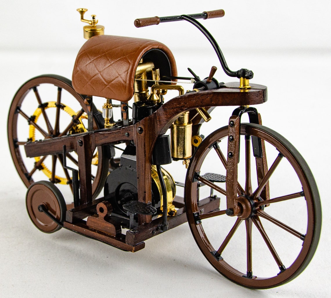 Franklin Mint 1885 Daimler Single Track Motor Vehicle 1:8 - Etsy