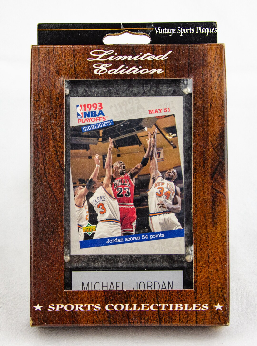Vintage Sports Plaques NBA Chicago Bulls Michael Jordan - Etsy