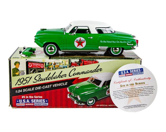 1951 Studebaker Commander Starlight Coupe Texaco 1:24 Scale Diecast ...