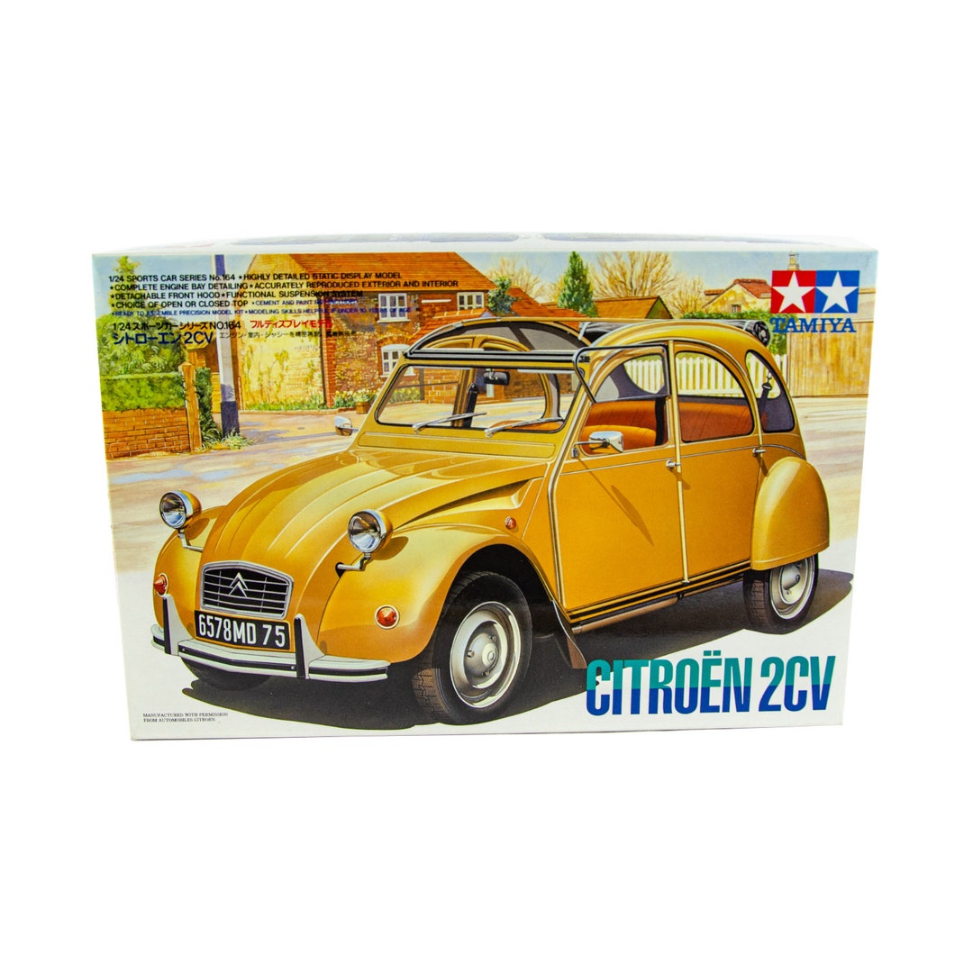 Tamiya 24164 Citroen 2CV Japan 1:24 Scale Plastic Model Sports Car Kit ...