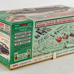 AMT 02-349-149 1949 Mercury 2 Dr. Club Coupe Custom 1:25 Scale Model ...