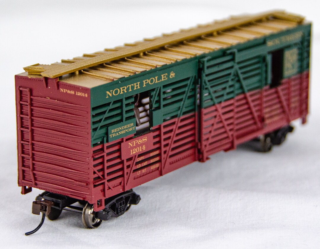 Bachmann 1:87 HO Scale Animated Stock Reindeer Model Train Car 19704 - Etsy