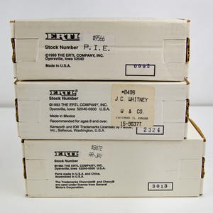 Assorted Ertl Hawkeye Panel Kenworth Scale Diecast Model Truck Bank 3P ...