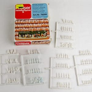 Preiser Rural Groups Passenger German HO & N Scale Train Layout Figures ...