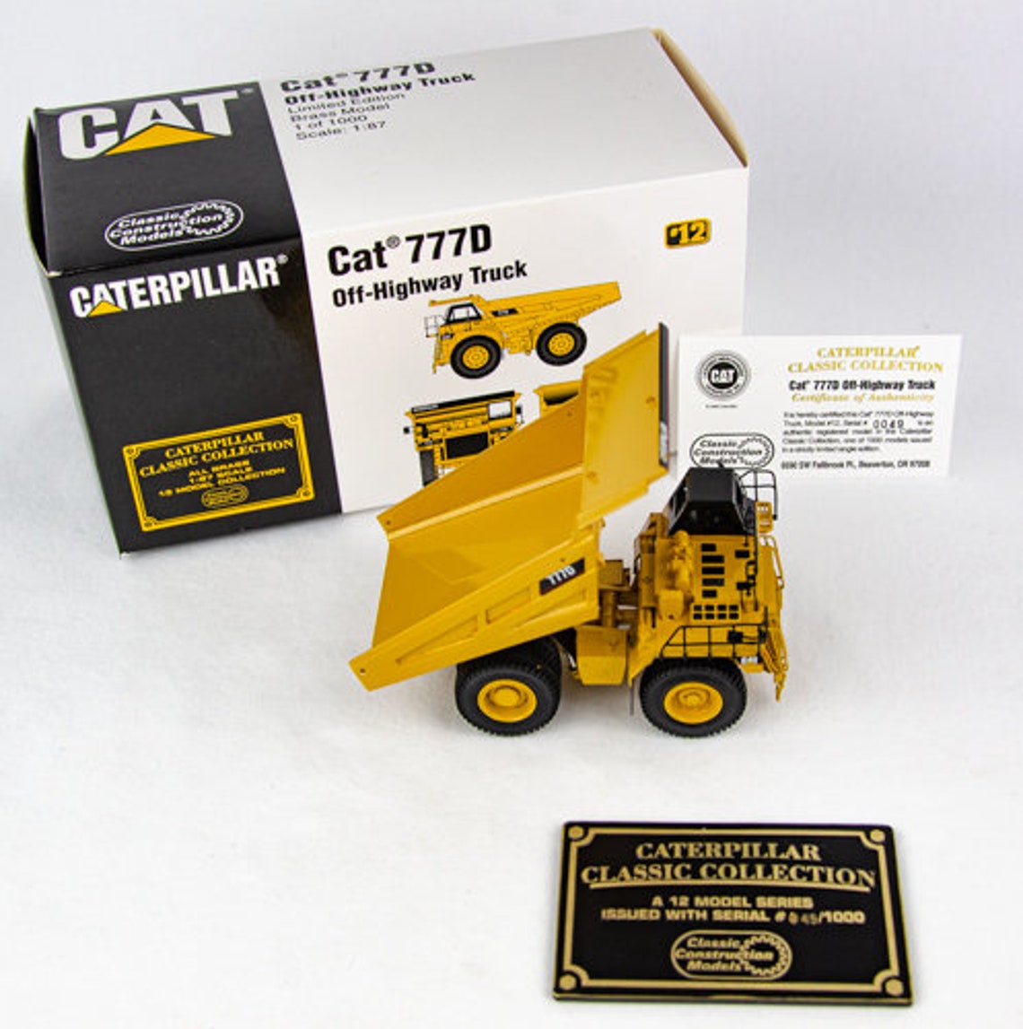 Classic Construction Models Brass CAT 777D Off-highway Truck - Etsy