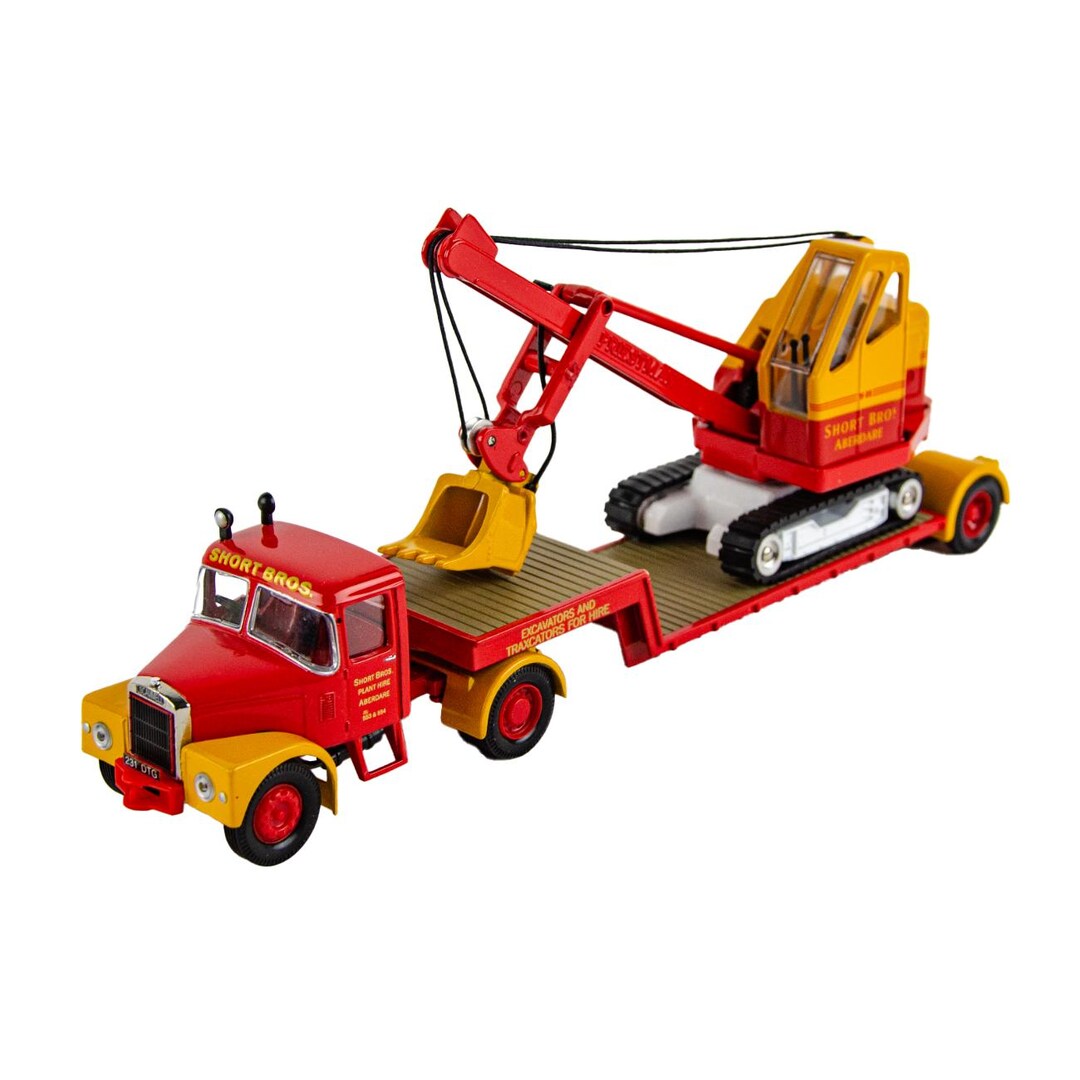 Corgi Heavy Haulage Scammell Highwayman Truck & Loader Diecast Model 1: ...