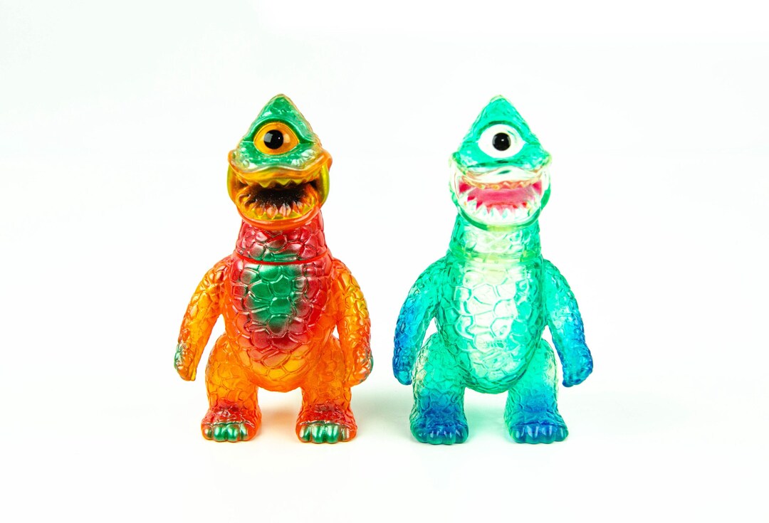 Rare Gargamel Kaiju Mini Zagoran Japan Zokki Modified Lot of 2 Figures ...