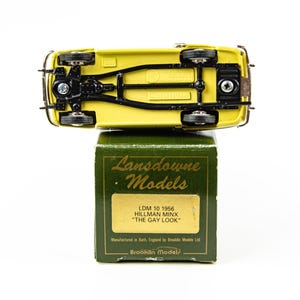 Lansdowne Models 1/43 1956 Hillman Minx White & Yellow Diecast Model ...