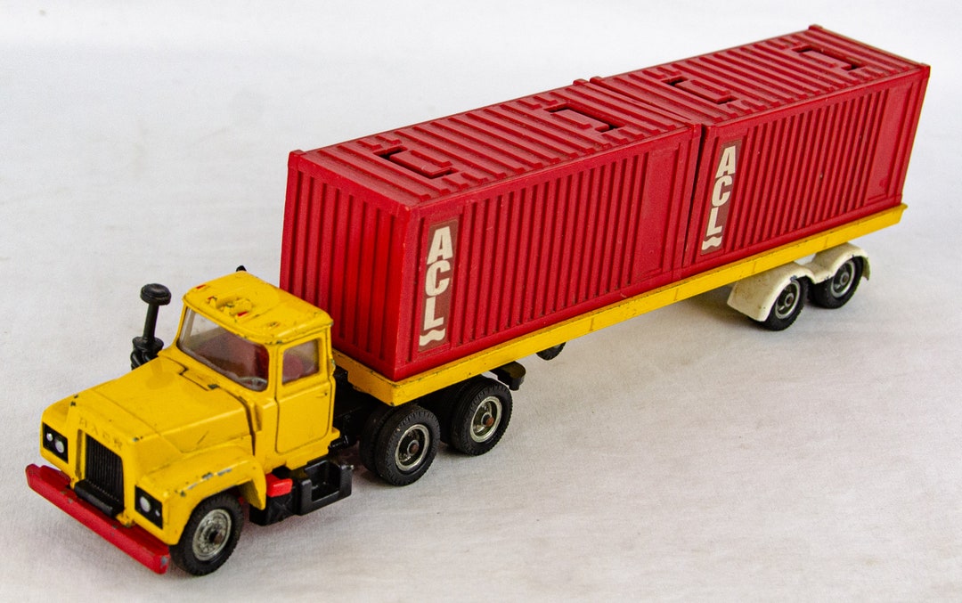 Corgi Major Toys 1106 ACL Mack Container Truck Trailer 1:50 - Etsy