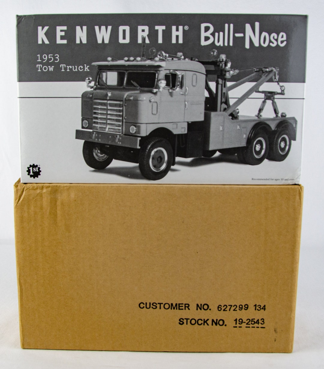 First Gear 1953 Kenworth Bull Nose Tow Truck Tiger Paw 1:34 - Etsy