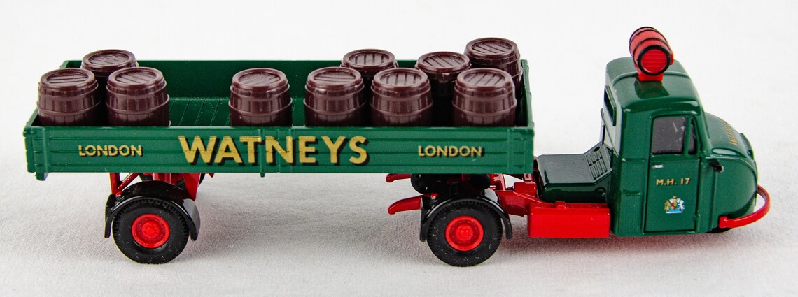 Corgi Classics Scammell Scarab Watneys Barrel Truck 1:50 Scale - Etsy