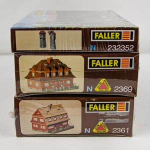 Faller 232352 2361 2369 Towers & Suburban Houses 1:160 N Scale Train ...