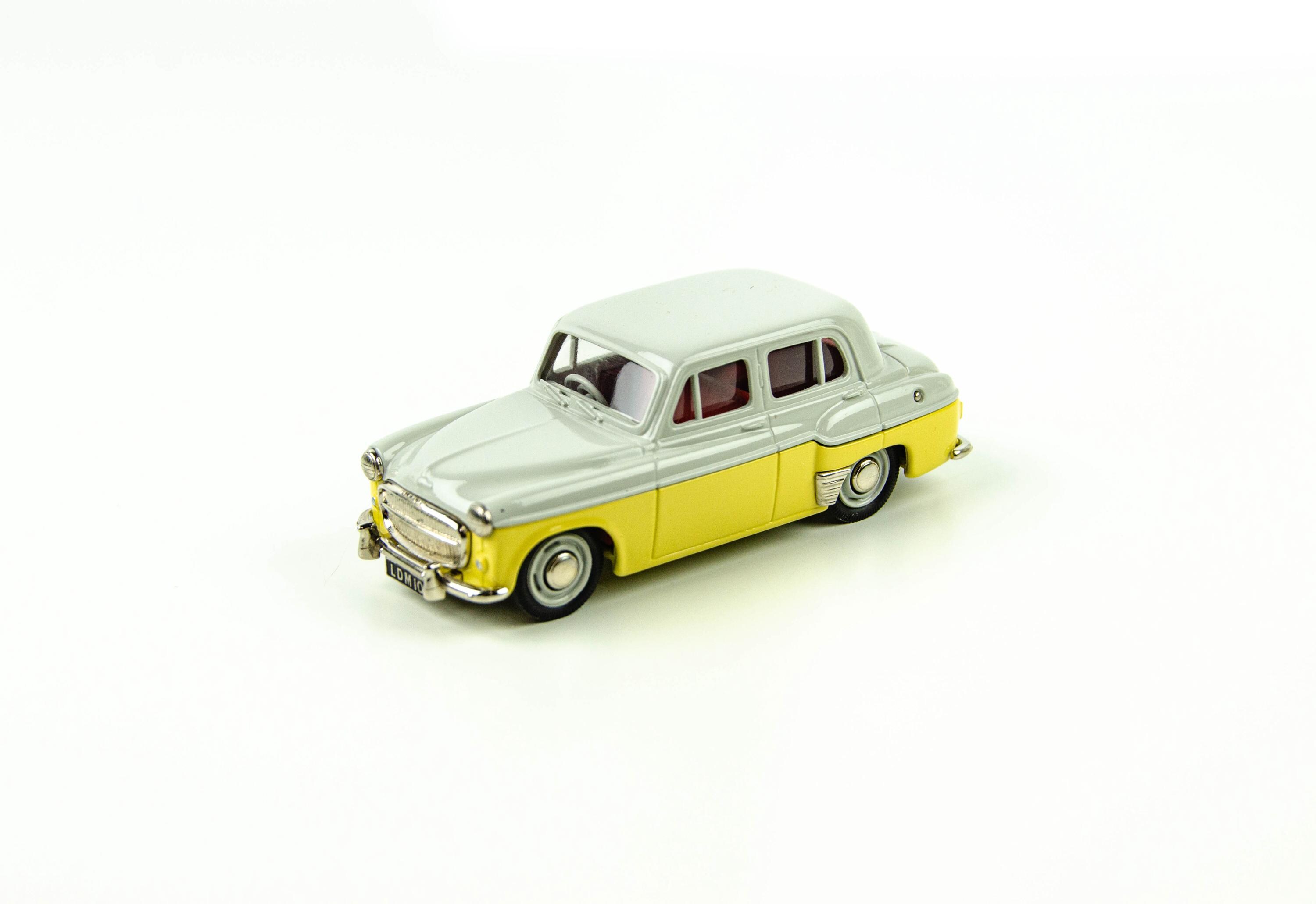 Lansdowne Models 1/43 1956 Hillman Minx White & Yellow Diecast Model ...