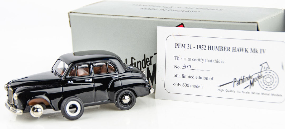 Rare Pathfinder Models 1952 Humber Hawk MK IV PFM 21 Black 1/600 - Etsy